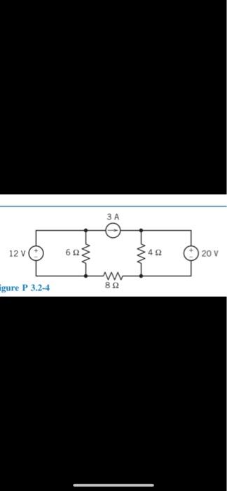 Solved P 3.2-4 Determine the power absorbed by each of the | Chegg.com