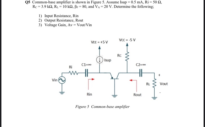 Solved 04. A common source CMOS amplifier is shown in Figure | Chegg.com