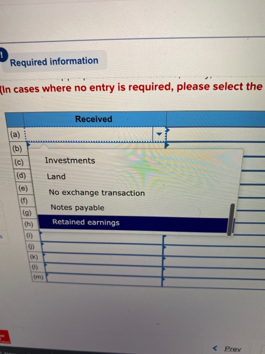Solved Required information [The following information | Chegg.com