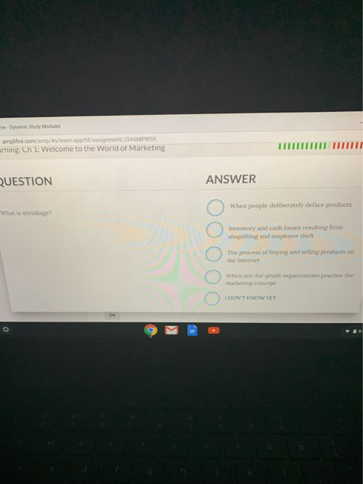 Solved De Dynamic Study Modules amplifire.com/mp/ts/leam | Chegg.com