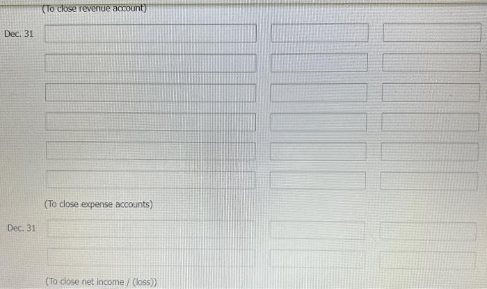 Solved The completed financial statement columns of the | Chegg.com
