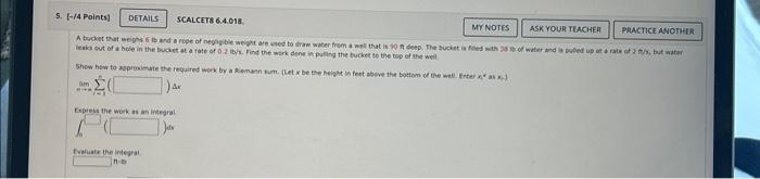 Solved ∴=∑n=1∞(0) Evaluate the inteprat nip | Chegg.com