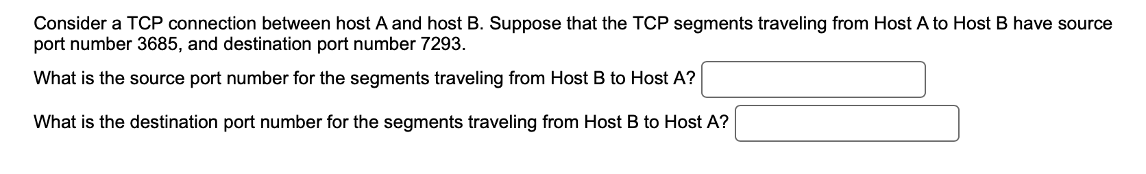Solved Consider A Tcp Connection Between Host A And Host B 2800