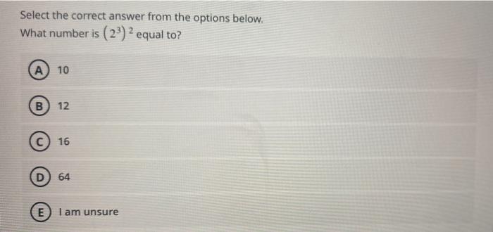 Solved Select the correct answer from the options below. | Chegg.com
