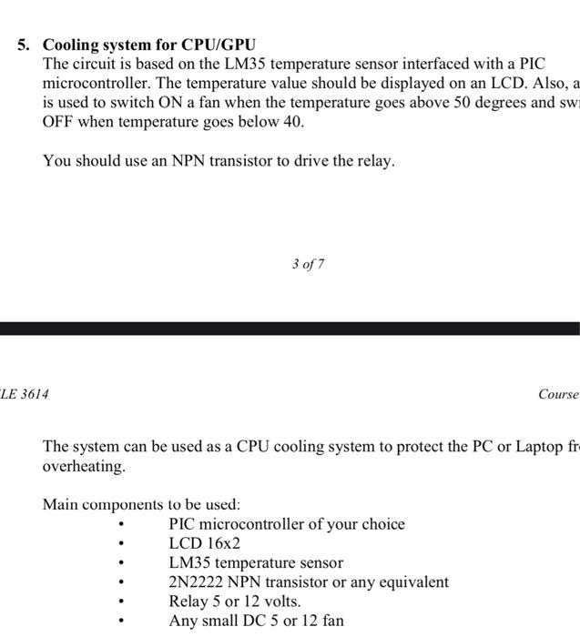 Microcontroller Project I Want A C Code To Make