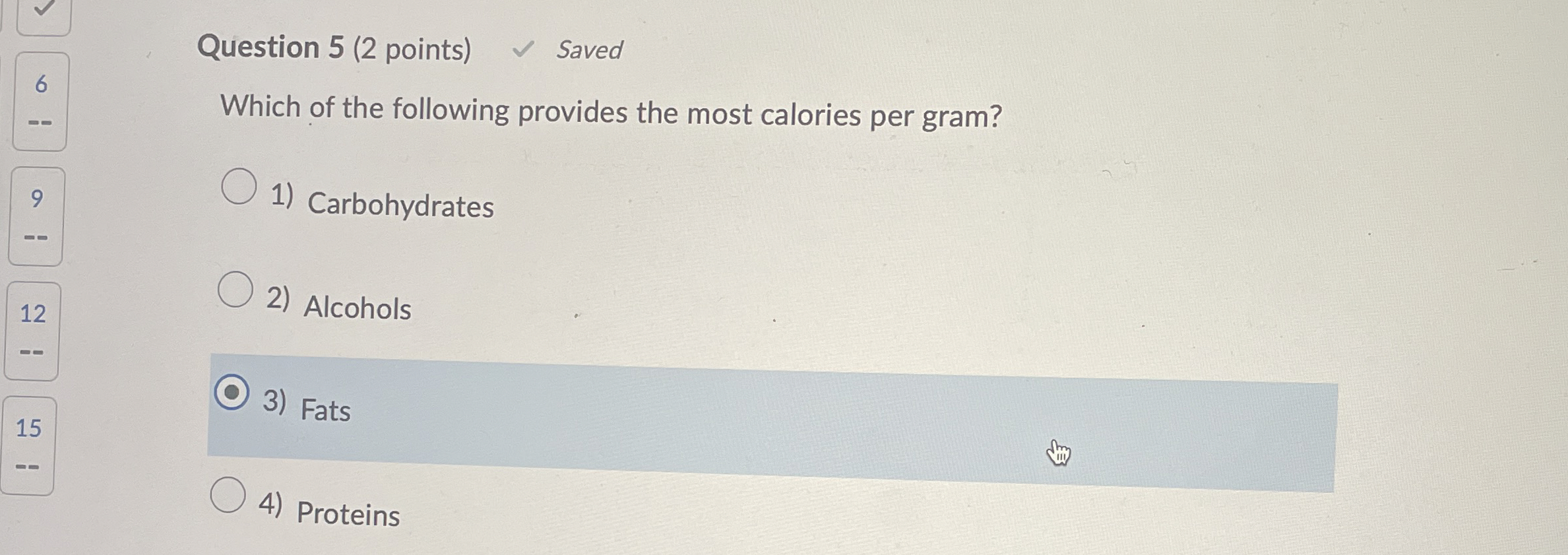Solved Question 5 (2 ﻿points)Which of the following provides | Chegg.com