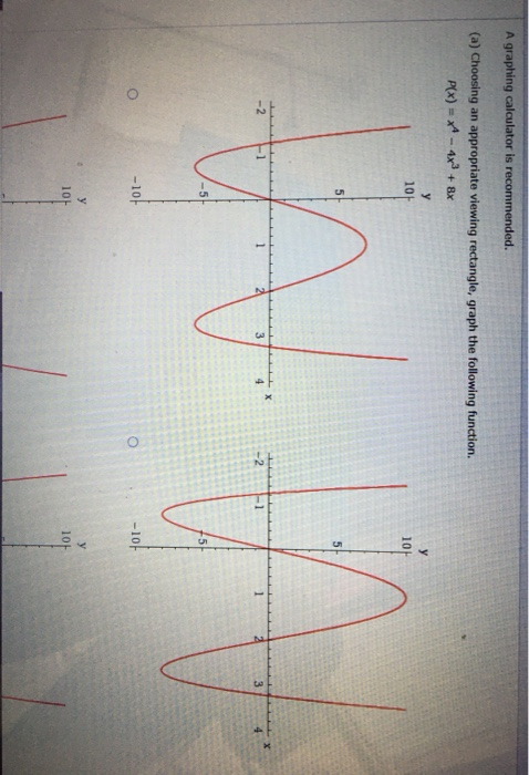 Solved A graphing calculator is recommended. (a) Choosing an | Chegg.com