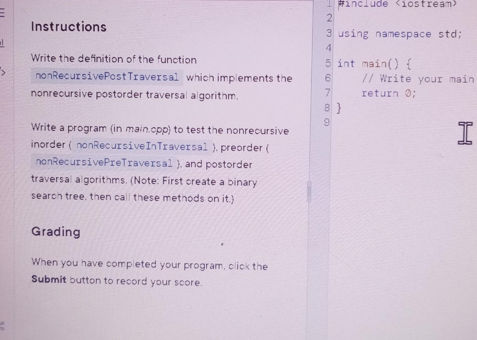 Solved Instructions Write the definition of the function | Chegg.com