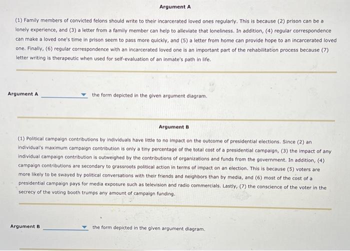 Solved 4. Extended Arguments 3 Each extended argument within | Chegg.com