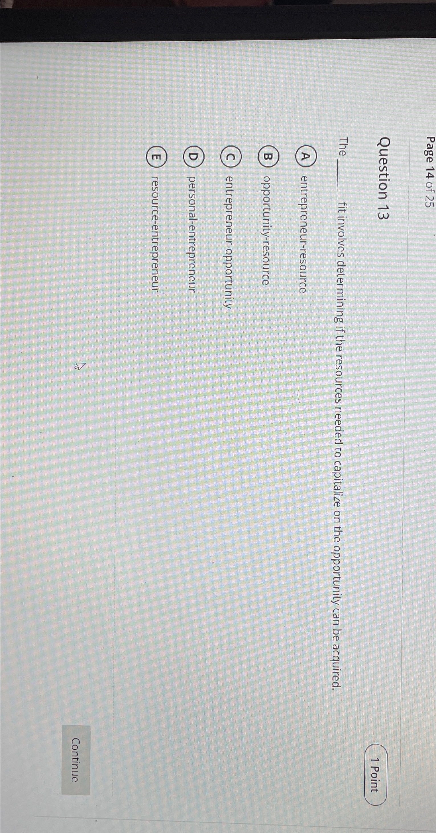 Solved Page 14 ﻿of 25Question 131 ﻿PointThe fit involves | Chegg.com