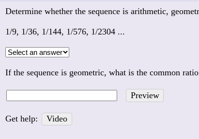 Solved Determine whether the sequence is arithmetic, | Chegg.com