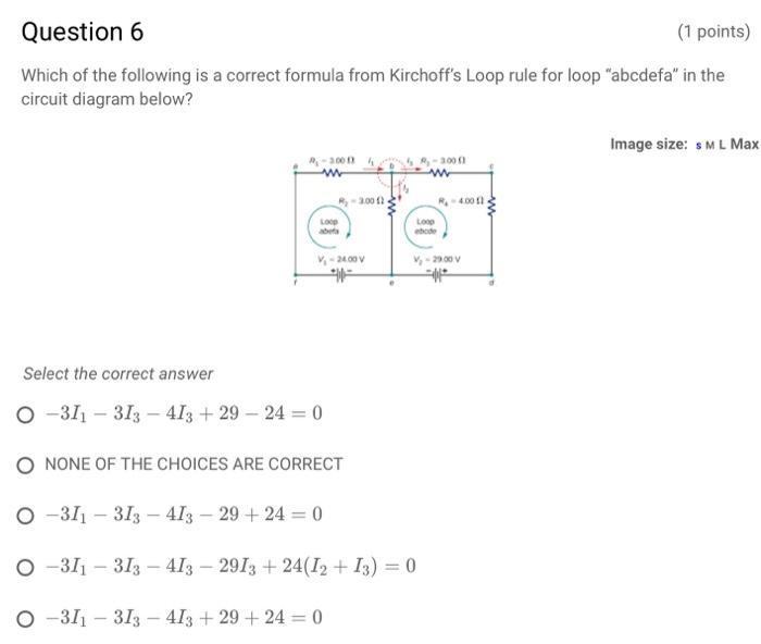 Solved Which of the following is a correct formula from | Chegg.com