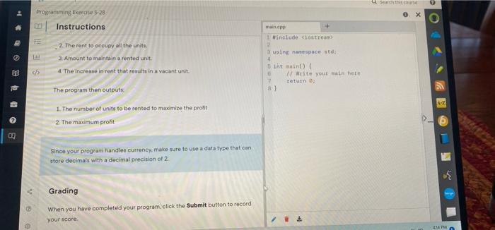 Solved CENGAGE MINDIAN Search this course X Programming | Chegg.com