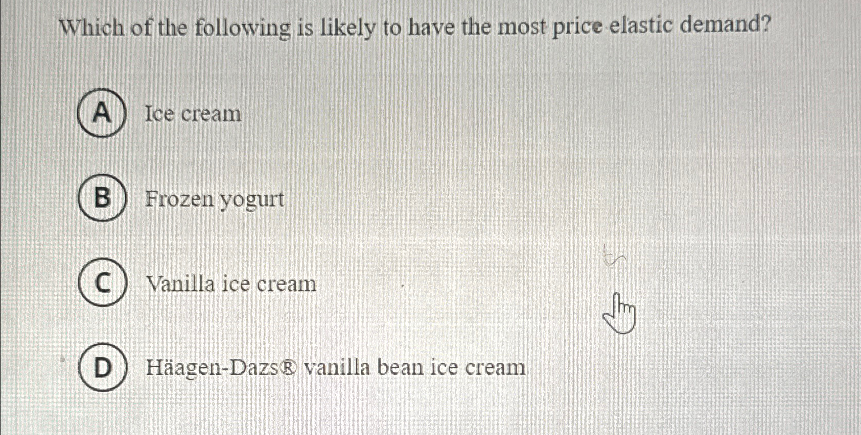 Solved Which of the following is likely to have the most | Chegg.com