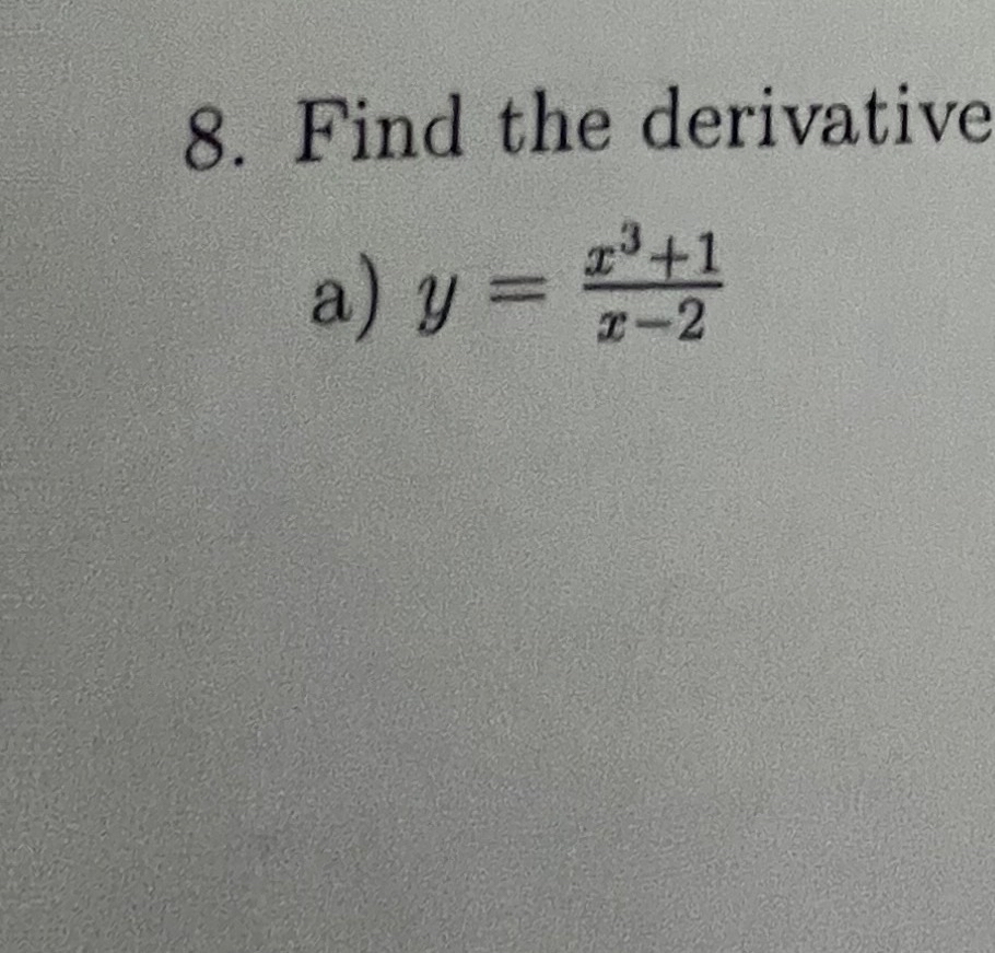 Solved Find the derivative Using the product rule and | Chegg.com
