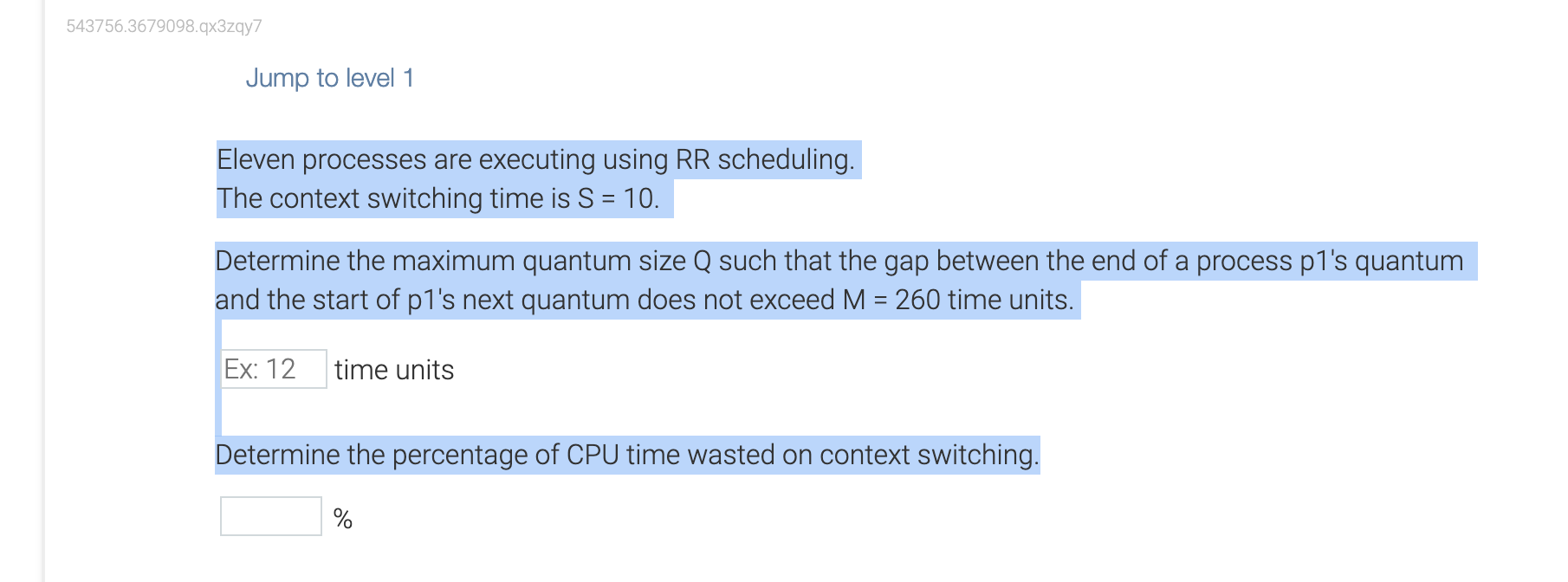 Solved Jump to level 1Eleven processes are executing using | Chegg.com