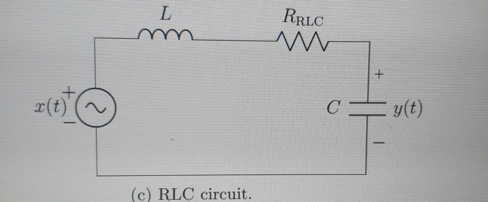 Solved For the following RC, RL, RLC circuits, can you | Chegg.com