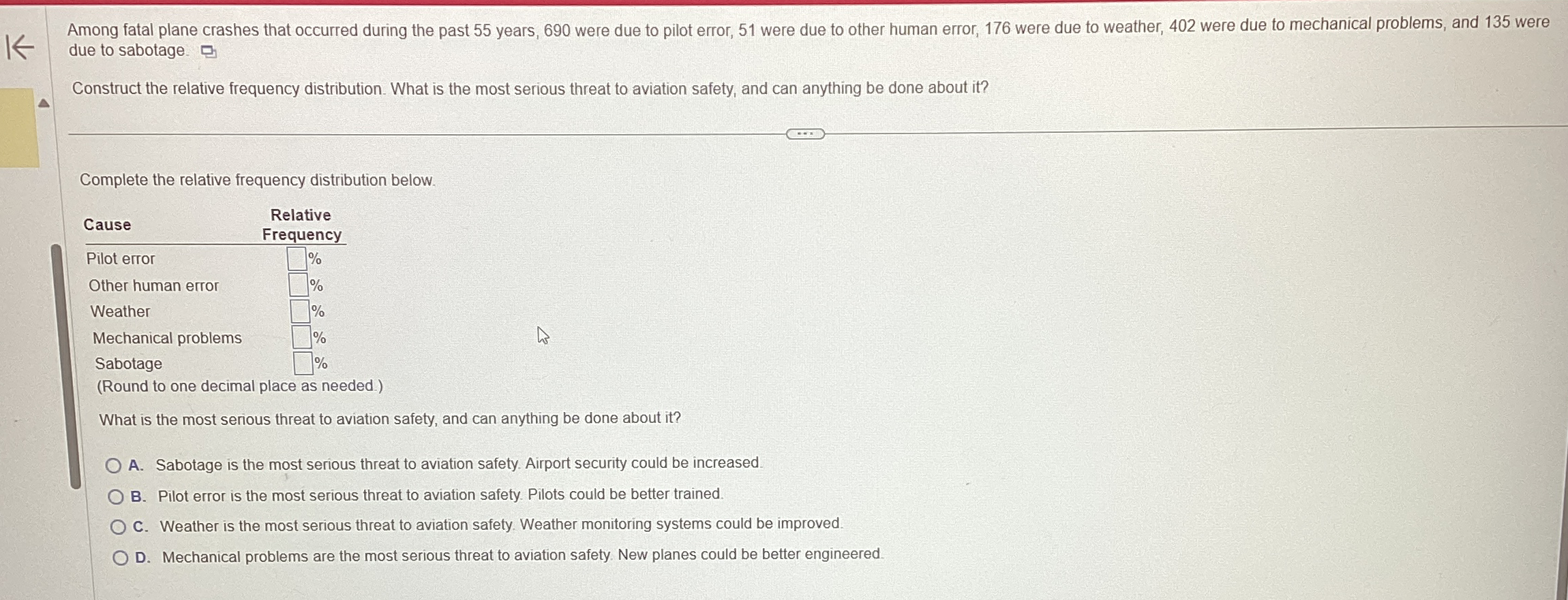 Solved due to sabotage.Construct the relative frequency | Chegg.com