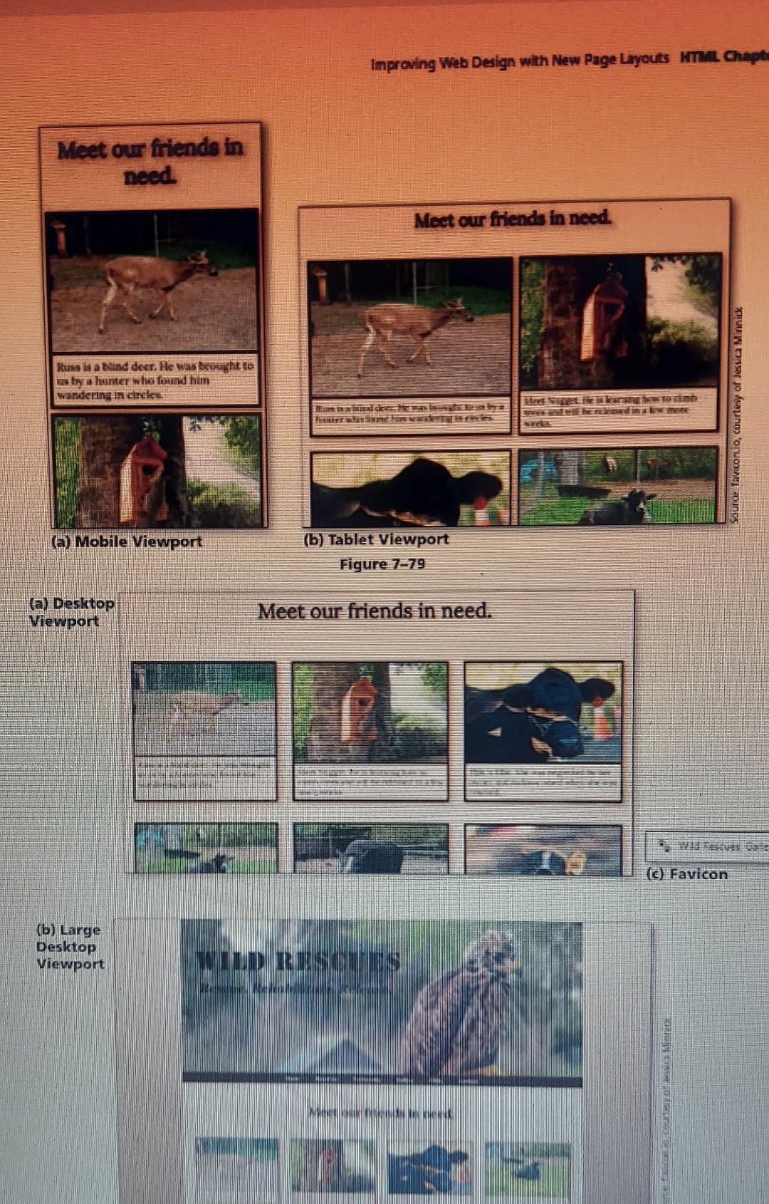 Solved Improving Web Design with New Page Layouts HTML | Chegg.com
