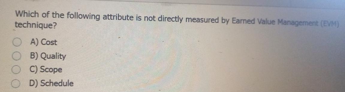 Solved Which of the following attribute is not directly | Chegg.com