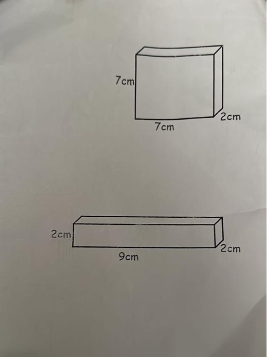 Solved Shown below is a solid cuboids. Work out the volume | Chegg.com