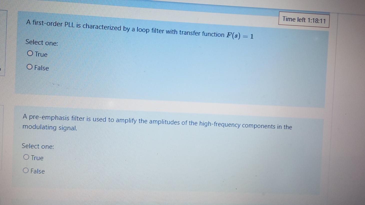Solved A first-order PLL is characterized by a loop filter | Chegg.com