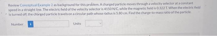 Solved Review Conceptual Example 2 as background for this | Chegg.com