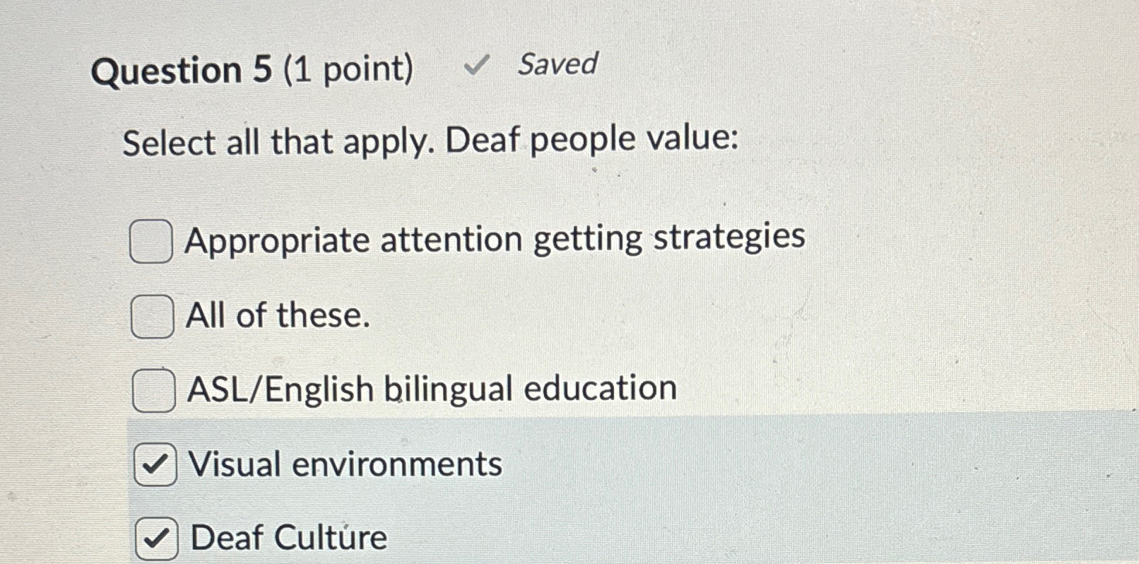 Solved Question 5 (1 point) SavedSelect all that apply. | Chegg.com Solved Question 5 (1 point) SavedSelect all that apply. | Chegg.com