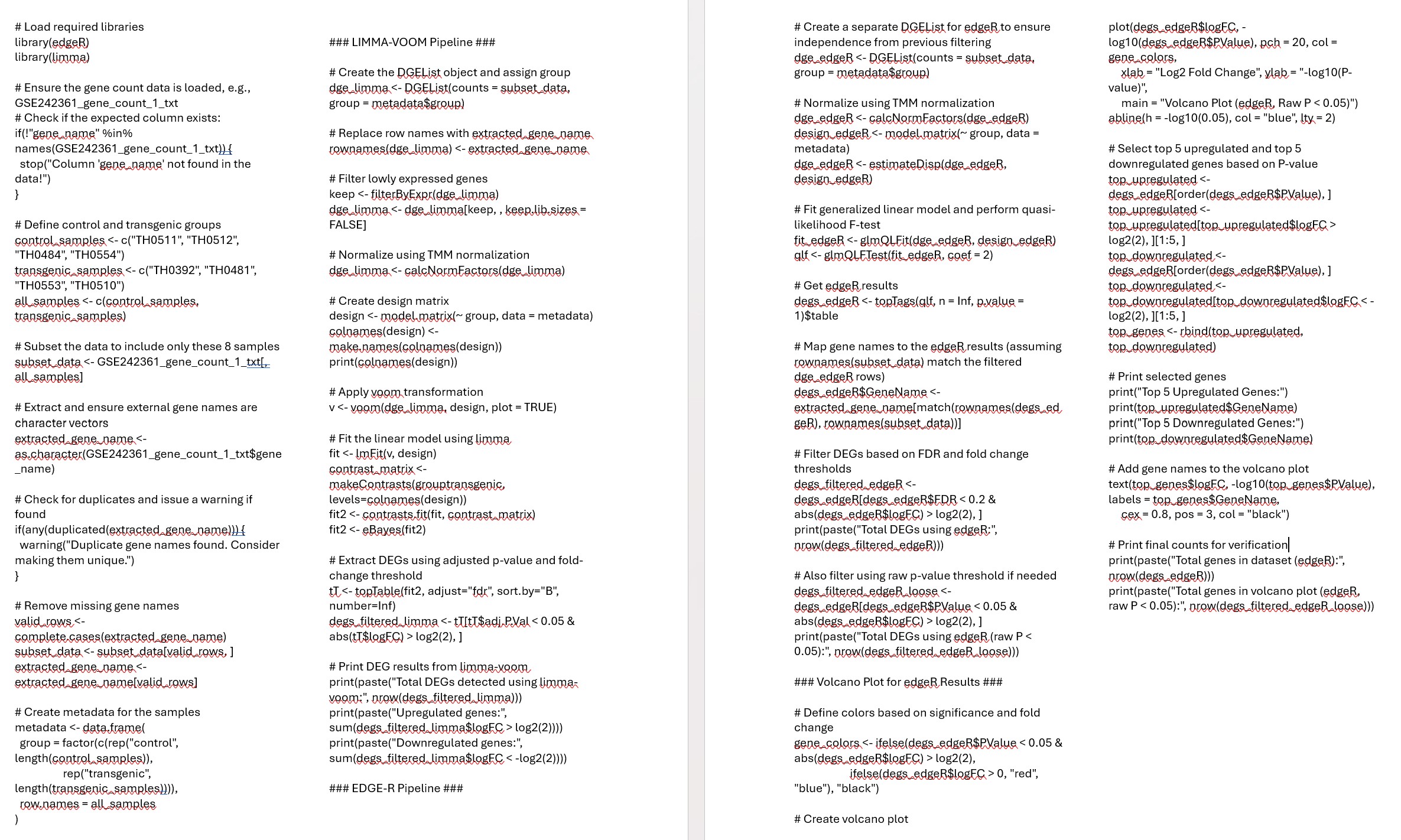 Solved can i get help writing a differential expression code | Chegg.com