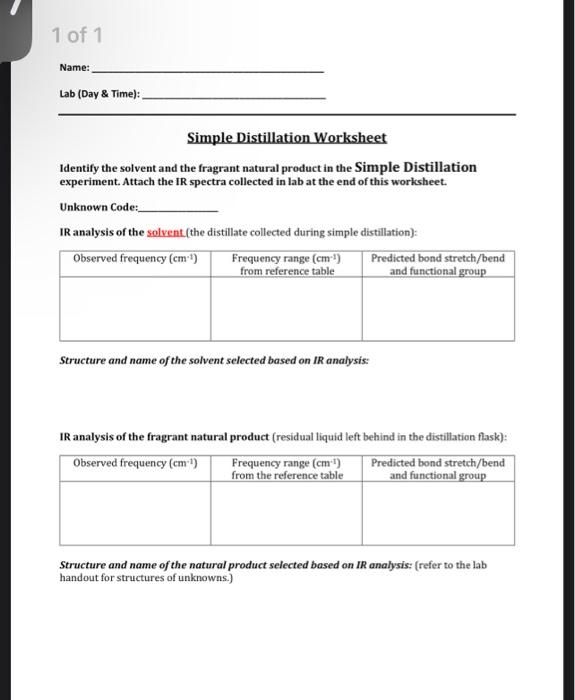 Solved Identify the solvent and the fragrant natural product | Chegg.com