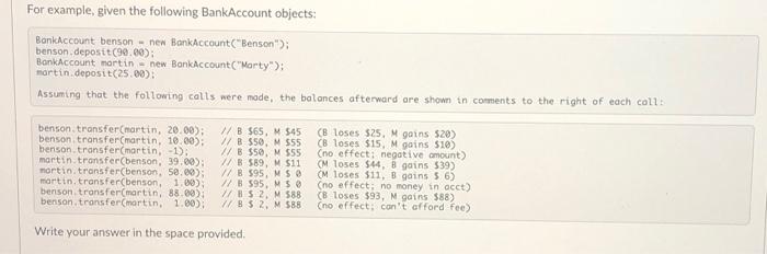 Solved Classes and Objects Suppose that you are provided | Chegg.com