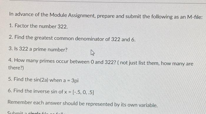 Solved In advance of the Module Assignment, prepare and | Chegg.com