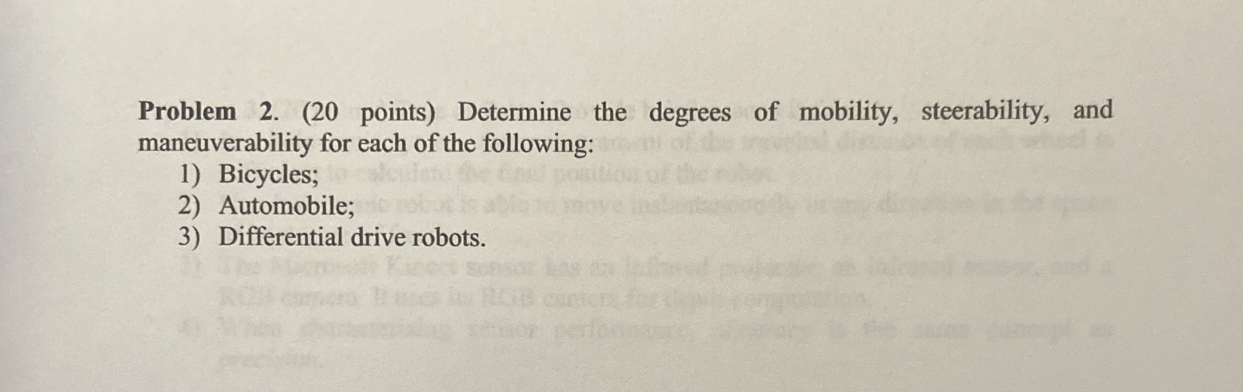 Solved Problem 2. (20 ﻿points) ﻿Determine the degrees of | Chegg.com