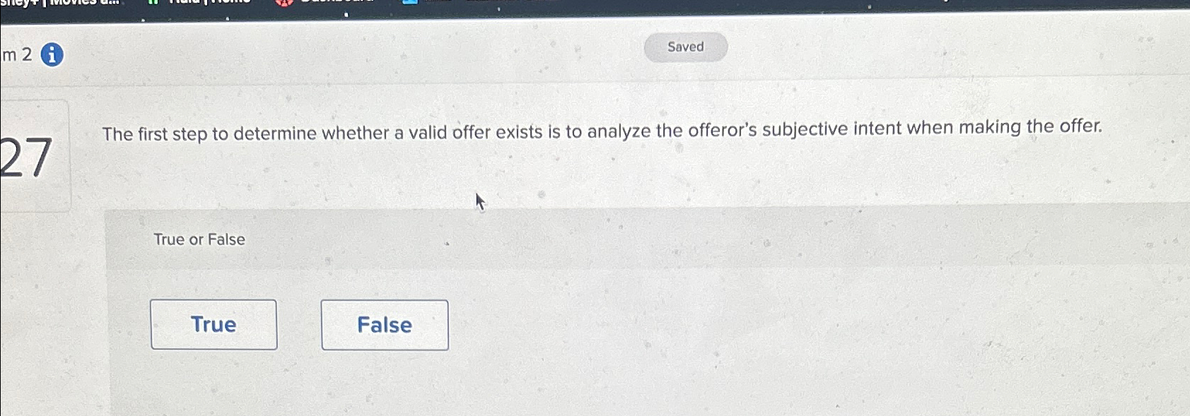 Solved m 2 (i)The first step to determine whether a valid | Chegg.com