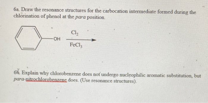 Solved explain why chlorobenzene does not undergo | Chegg.com