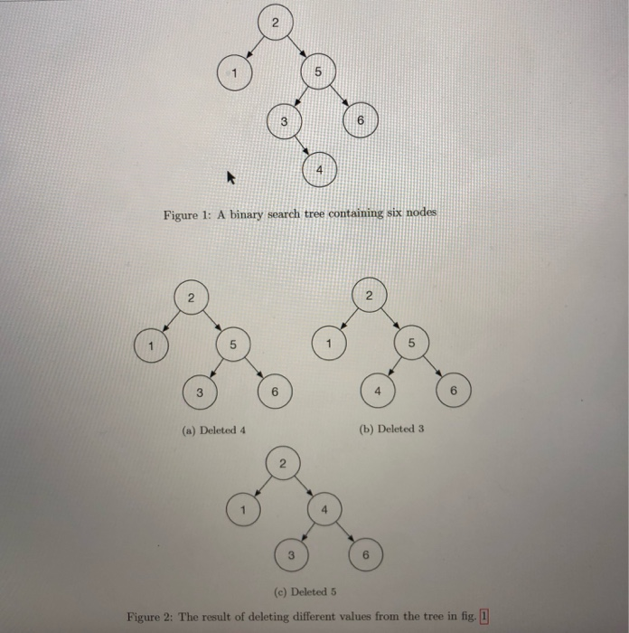 Solved 1 6 Bst Binary Search Trees Write A Program Bst That