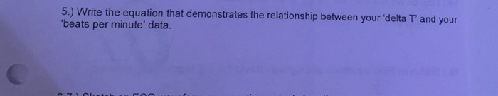 Solved 5.) Write the equation that demonstrates the | Chegg.com
