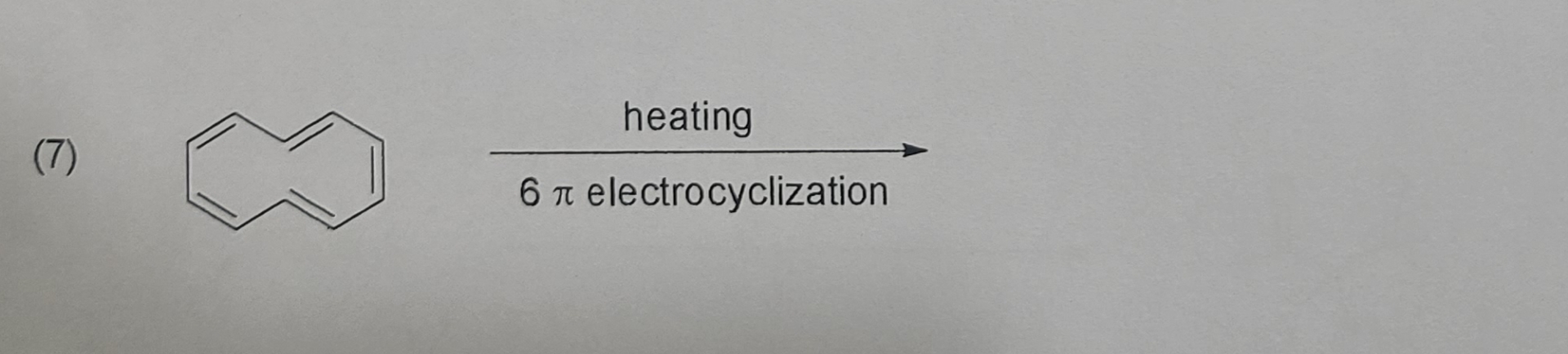 Solved (7)Show the intermediate or major product of the | Chegg.com