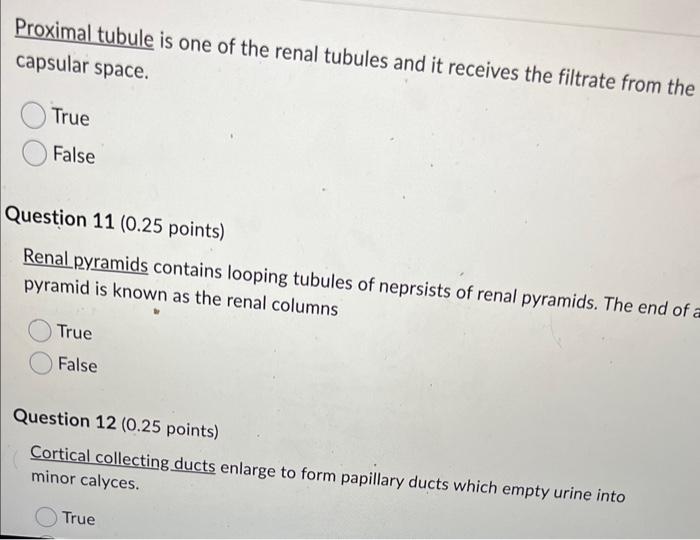 Solved Proximal tubule is one of the renal tubules and it | Chegg.com
