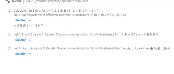 Solved (a) Calculate A⊕B⊕C for | Chegg.com