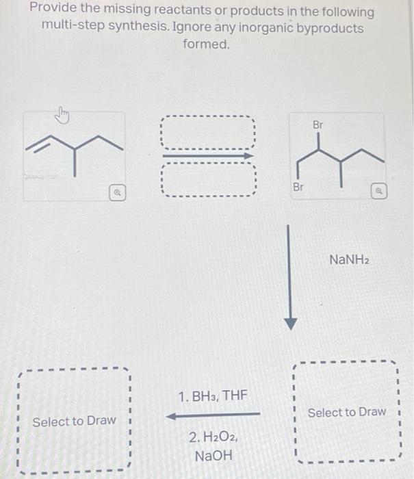Solved Provide the missing reactants or products in the | Chegg.com