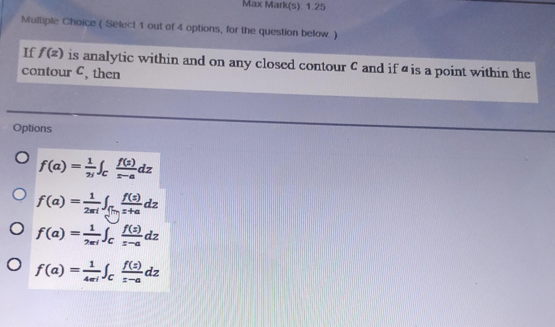 Solved If f(z) is analytic within and on any closed contour | Chegg.com