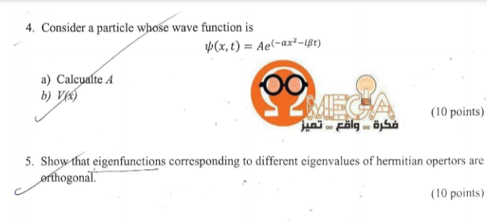 Solved 5. Show that eigenfunctions corresponding to | Chegg.com