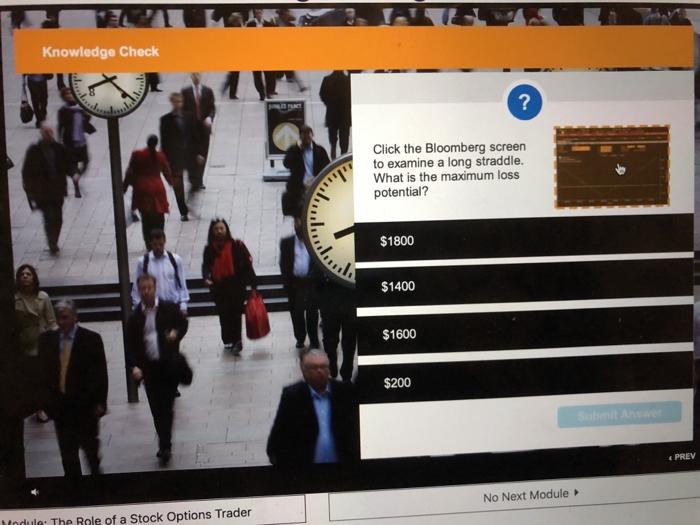 Solved Knowledge Check ? Click the Bloomberg screen to | Chegg.com