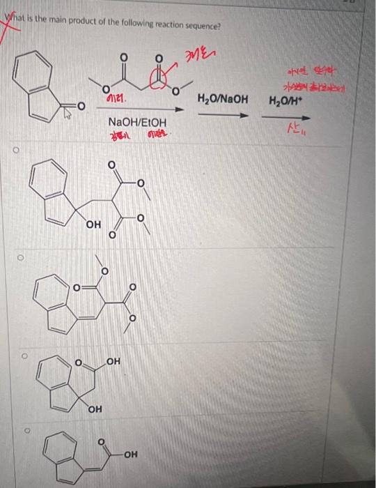 Solved What is the main product of the following reaction | Chegg.com