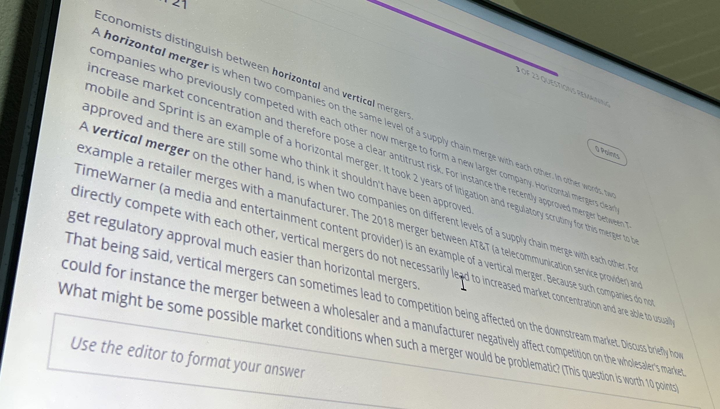 Solved Economists distinguish between horizontal and | Chegg.com