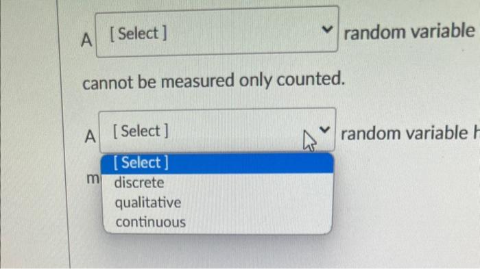 Solved A random variable has either a finite or countable | Chegg.com