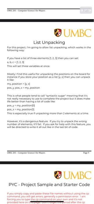Cmsc 201 Computer Science For Majors Page 2 Umbc 