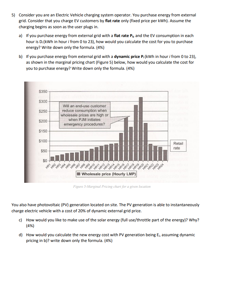 Solved Consider you are an Electric Vehicle charging system | Chegg.com
