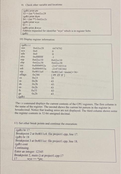 Solved This project helps you to use gdb, the GNU debugger | Chegg.com